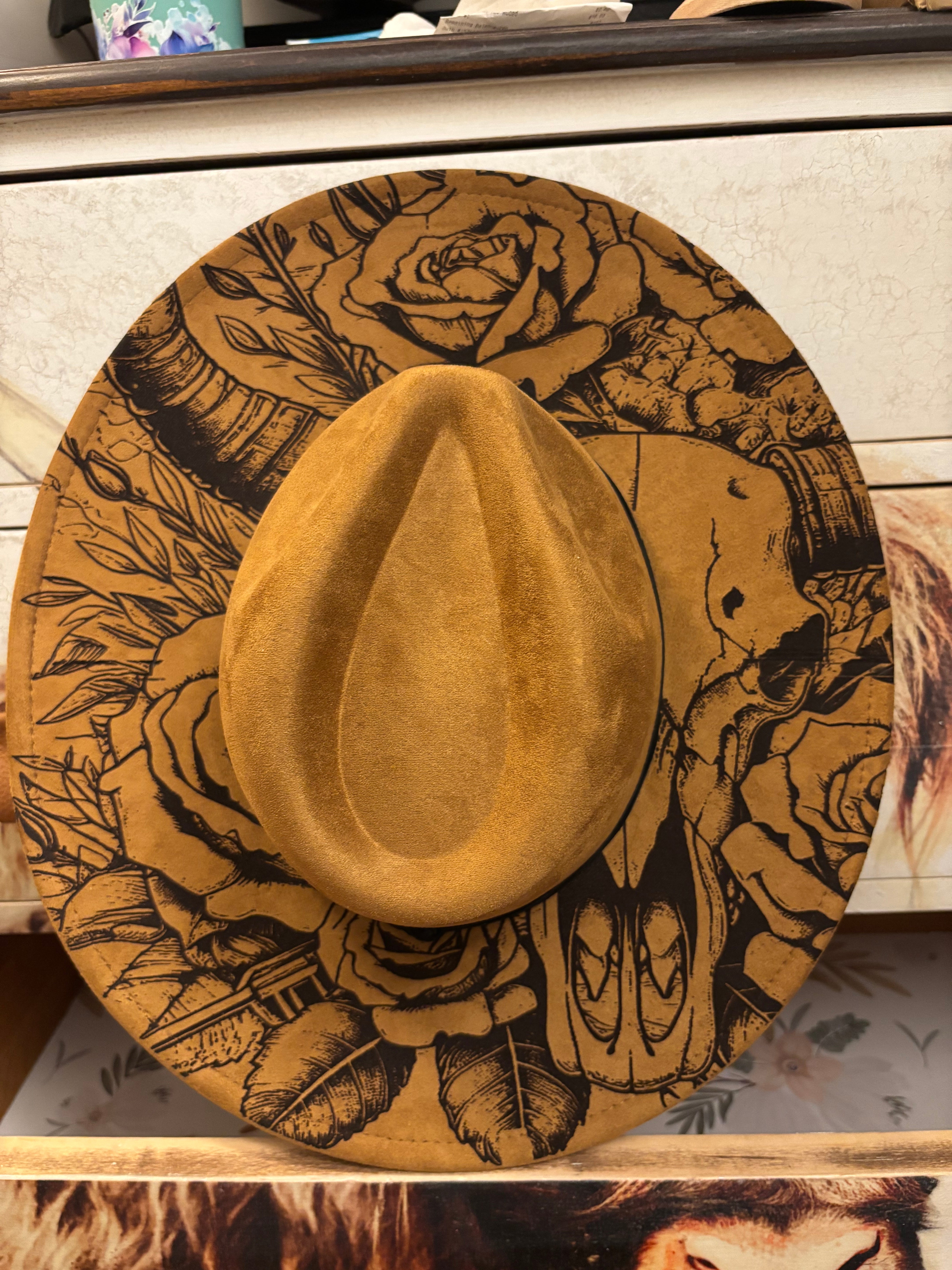 Every Rose Has Its Thorn II- wide brim fedora hat – MVR Designs